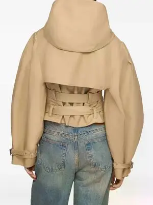 GANNI Double-breasted Cropped Jacket