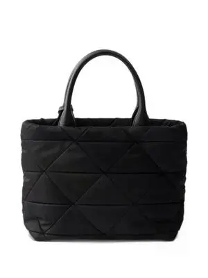 Prada Padded Re-nylon Tote Bag - Black