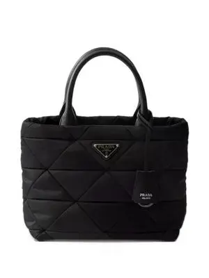 Prada Padded Re-nylon Tote Bag - Black