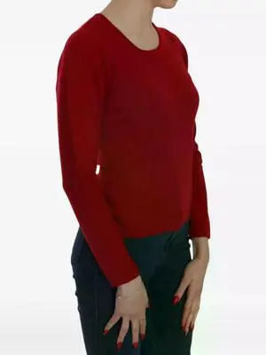 MILA SCHON Cashmere Crew-neck Sweater - Red