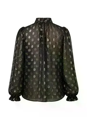 Dolce & Gabbana Polka-dot Pussy-bow Blouse