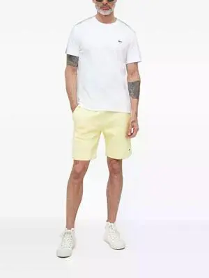 Lacoste Logo-patch Shorts - Yellow