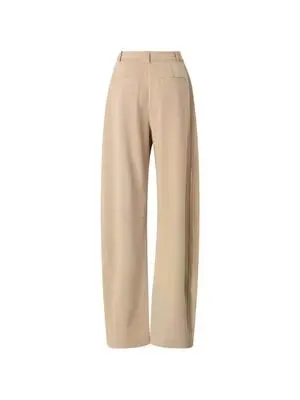 Pinko Love Birds Buckle Belted Wide Leg Trousers