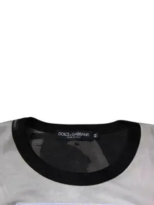 Dolce & Gabbana Logo-patch Camouflage-print T-shirt - White