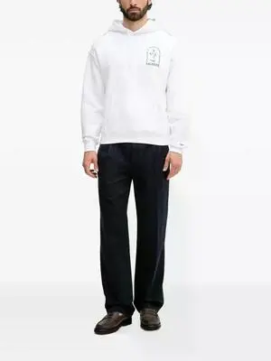 Lacoste Graphic Print Drawstring Hoodie