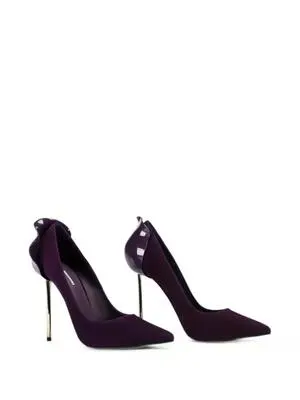 LE SILLA Petalo Suede Pumps - Purple