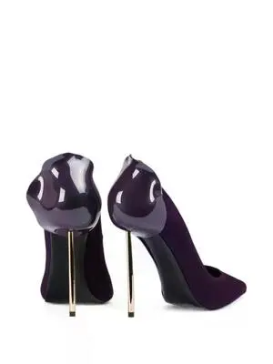 LE SILLA Petalo Suede Pumps