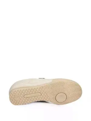 Lacoste Aura Logo-plaque Leather Sneakers