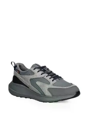 Lacoste L003 Evo Panelled Mesh-trim Sneakers - Grey