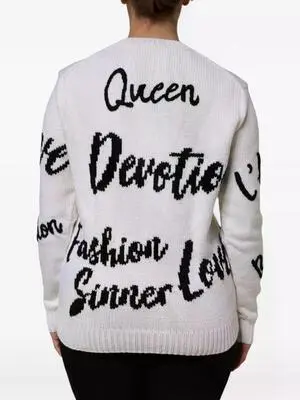 Dolce & Gabbana Intarsia-knit Long-sleeve Sweater