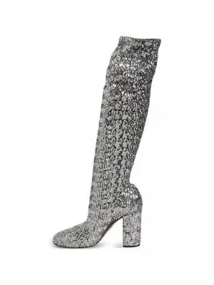 Dolce & Gabbana Sequin-embellished Boots