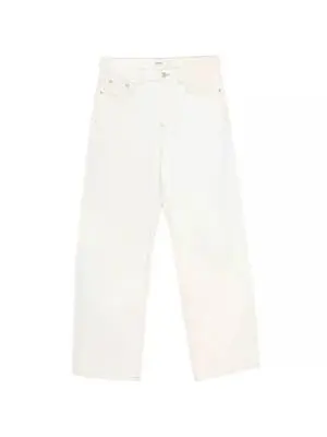 Sandro Contrast-stitch Jeans - Neutrals