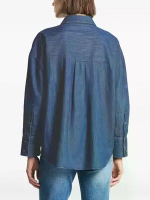 FAY Logo-embroidered Chest-pockets Shirt