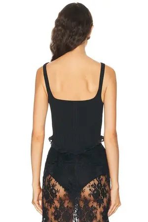 Lpa Knit Corset Top - Black