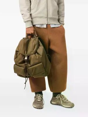 AMI Paris Nylon Marcel Flap Backpack