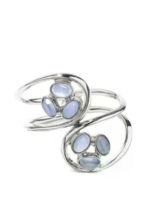GOOSSENS Bosphore Chalcedony Cuff Bracelet - Silver