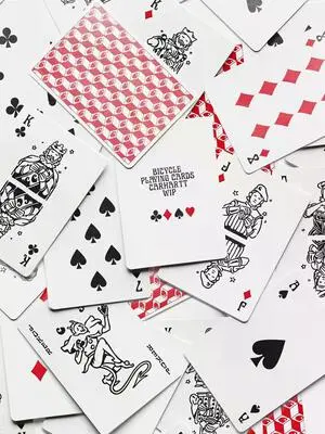 Carhartt Work In Progress Logo-lettering Deck Of Cards