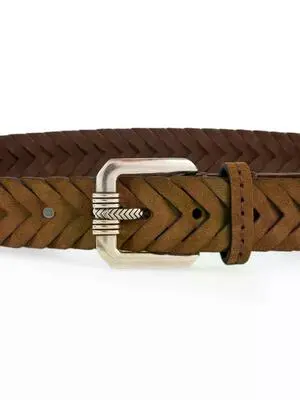 Etro Woven Suede Belt