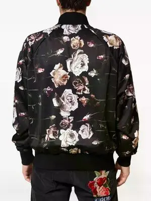 Dolce & Gabbana Floral-print Bomber Jacket