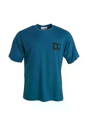 Dolce & Gabbana Dg Logo-print T-shirt - Blue