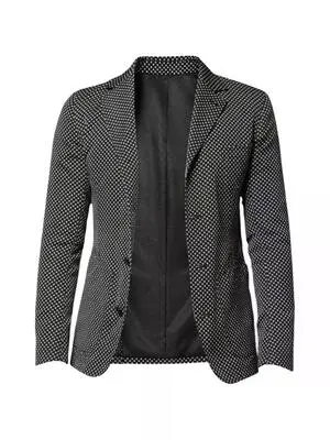 Dolce & Gabbana Patterned Notch-lapel Blazer - Black