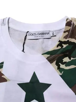 Dolce & Gabbana Camouflage-print Star-graphic T-shirt