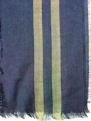 Dolce & Gabbana Stripe-detail Frayed Scarf