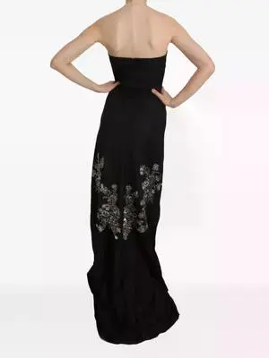 John Richmond Embroidered-design Maxi Dress