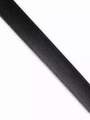 Dolce & Gabbana Logo-plaque Leather Belt