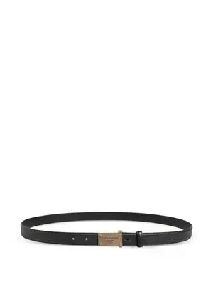 Dolce & Gabbana Logo-plaque Leather Belt