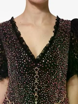 Dolce & Gabbana Crystal-embellished Lace Gown