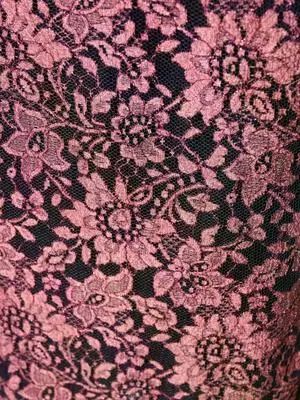 Dolce & Gabbana Floral-print Lace-panel Midi Dress