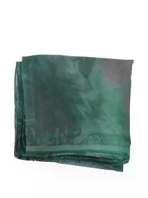Costume National Striped Silk Scarf