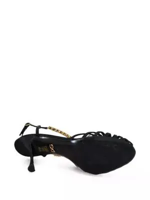 Dolce & Gabbana Crystal-embellished T-strap Sandals