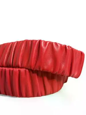 Dolce & Gabbana Heart-buckle Gathered Belt