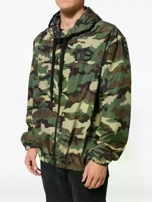 Dolce & Gabbana Camouflage Dg-logo Jacket