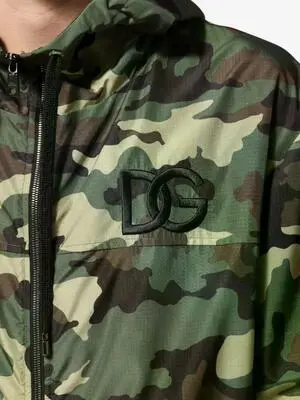 Dolce & Gabbana Camouflage Dg-logo Jacket