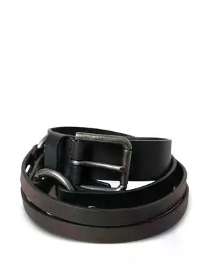 Dolce & Gabbana Double-strap Leather Belt