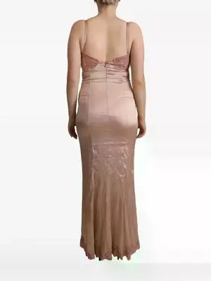 Dolce & Gabbana Lace-trim Maxi Dress