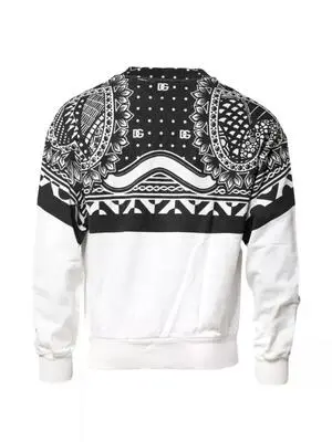 Dolce & Gabbana Bandana-print Cotton Sweatshirt