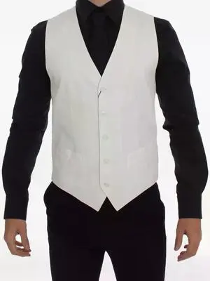 Dolce & Gabbana Classic Single-breasted Waistcoat - White