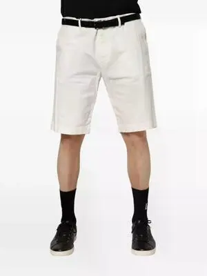 Dolce & Gabbana Belted Chino Shorts - White