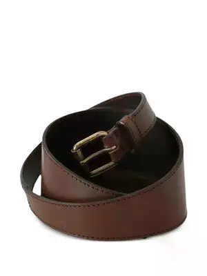 Plein Sud Buckle-fastening Leather Belt - Brown