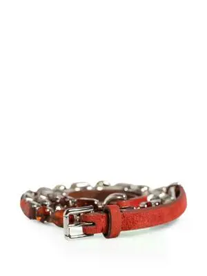 Dolce & Gabbana Crystal-embellished Chain-link Belt