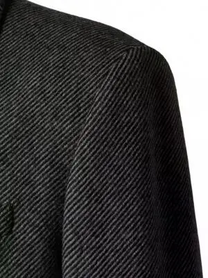 Dolce & Gabbana Chevron Single-breasted Coat