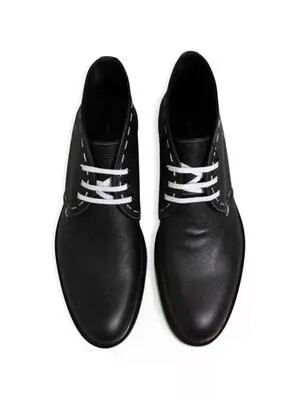 Dolce & Gabbana Stitch-detail Lug-sole Ankle Boots