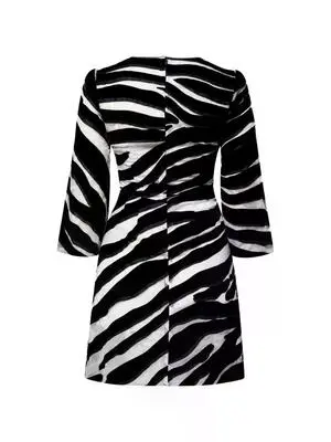 Dolce & Gabbana Zebra-print A-line Mini Dress