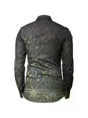 Dolce & Gabbana Gold Lion-print Shirt - Black