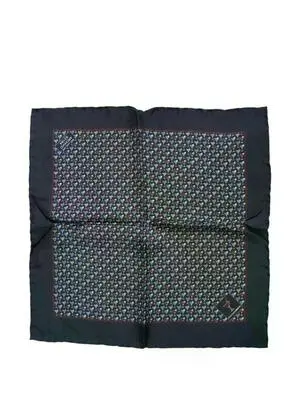 Dolce & Gabbana Cocktail-print Silk Pocket Square - Blue