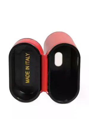 Dolce & Gabbana Logo-print Leather Airpods Case